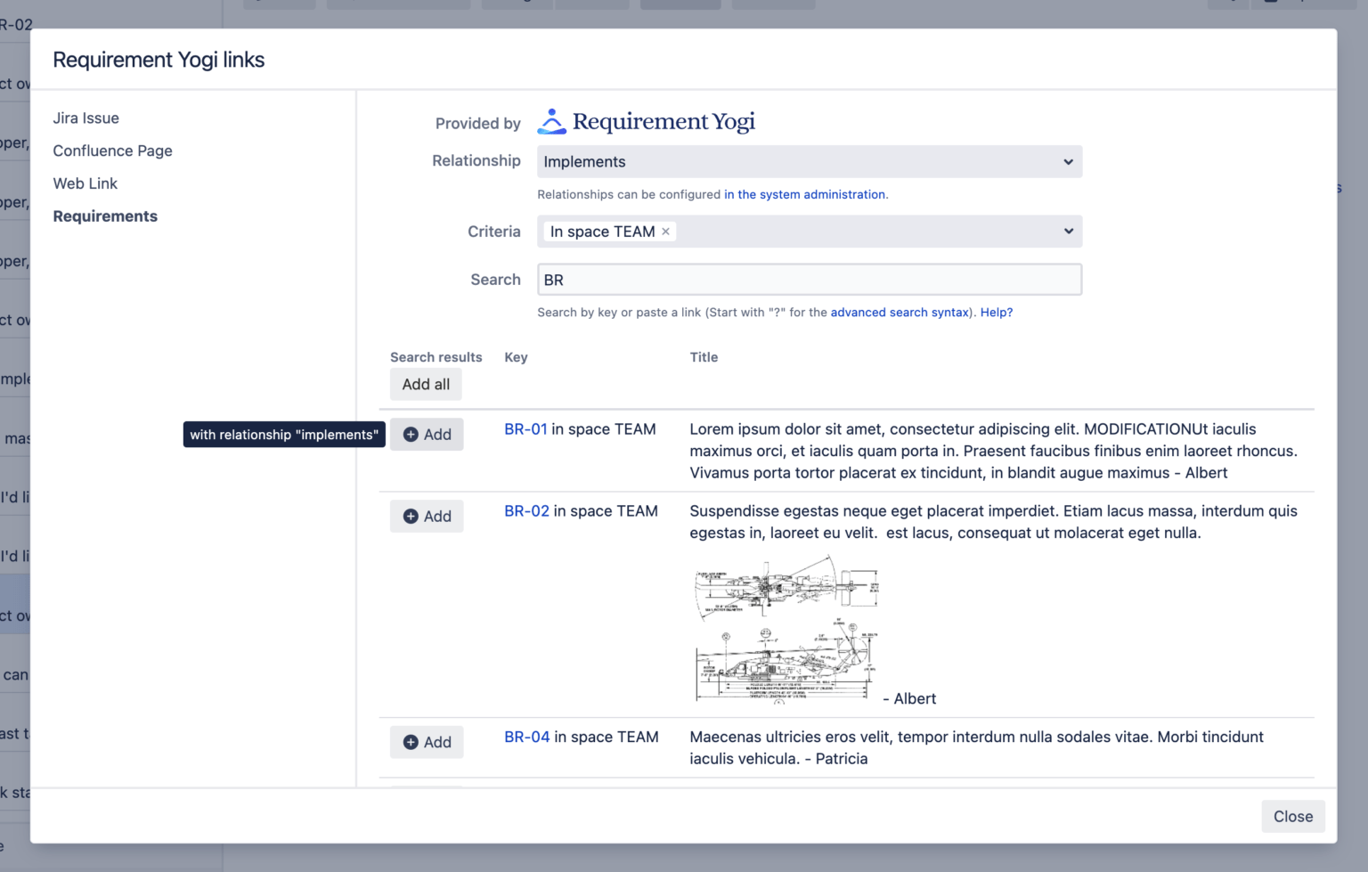 A guide on how to manage requirements in Confluence and Jira