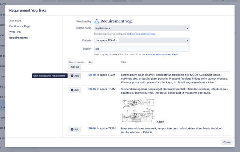 A guide on how to manage requirements in Confluence and Jira