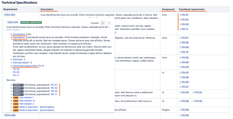 A guide on how to manage requirements in Confluence and Jira