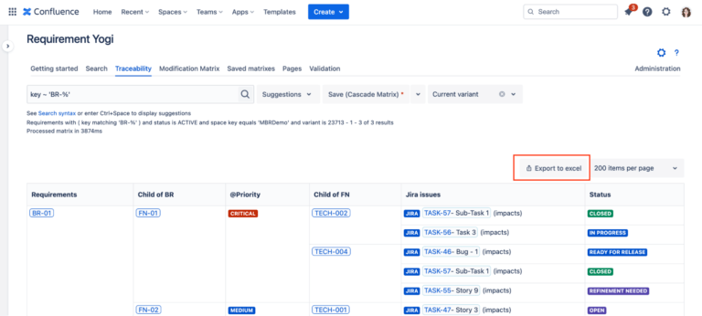 How to Set Up Requirements Tracking in Confluence